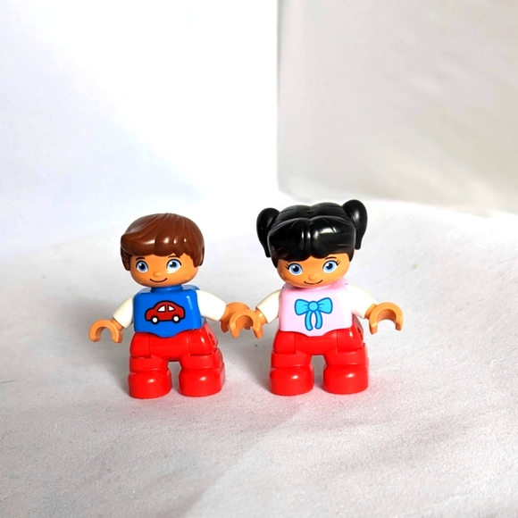 Lego | Toys | Lego Duplo 2 Replacement Minifigs Boy Girl My First ...